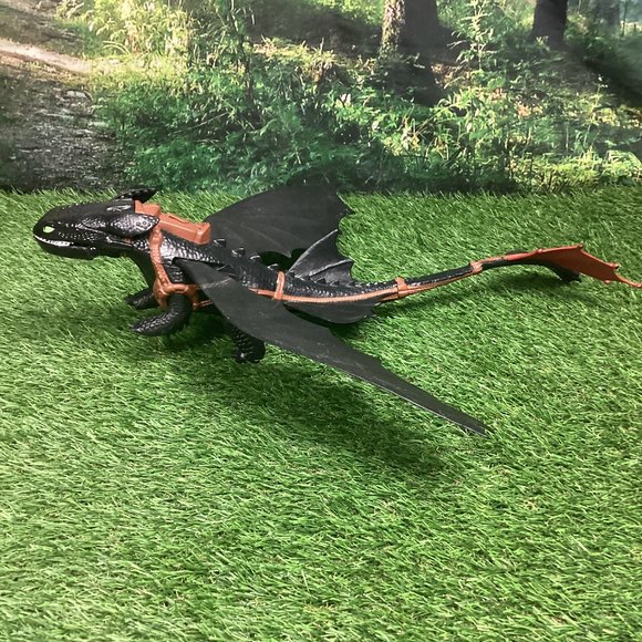 Toys | How To Train Your Dragon Toothless Night Fury Battery Op Attack ...